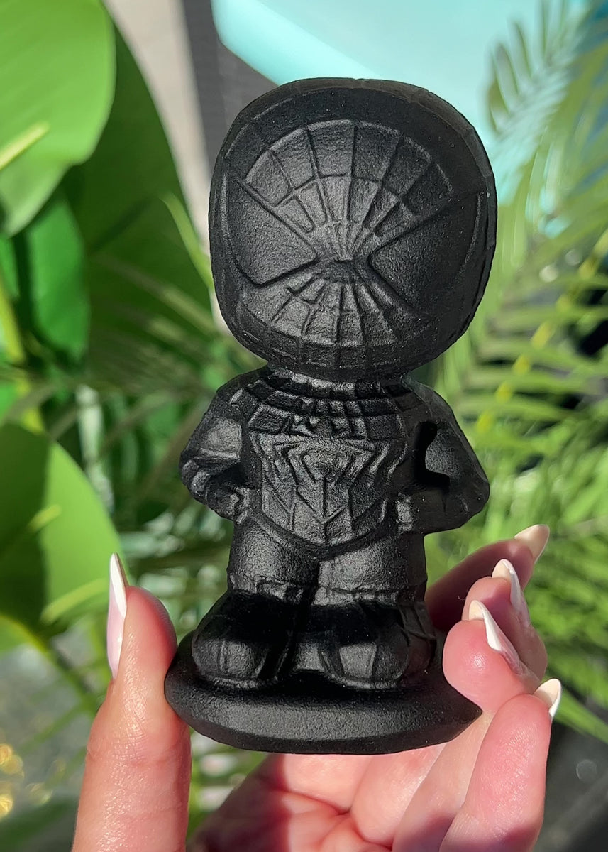 Large Obsidian Spiderman Superhero – Divine Moon Goddesses